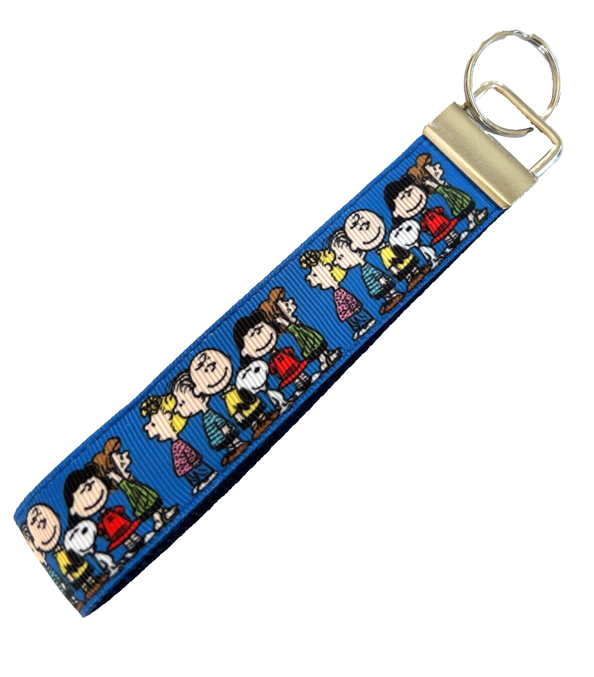 HANDMADE KEY CHAIN DECORATED W/ SNOOPY /CHARLIE BROWN RIBBON, WRISTLET ...