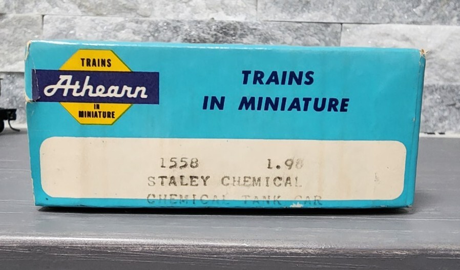 VTG HO Athearn #1558 A. E. STALEY Chemical Tank Car (#AESX 8352) BUILT ...