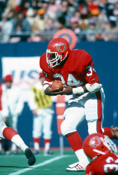 New Jersey Generals Usfl Herschel Walker 1980s No 12 Old Large Photo | eBay