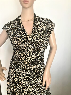 Stitches Australia Size 10 Jersey Dress Animal Leopard Print | eBay ...