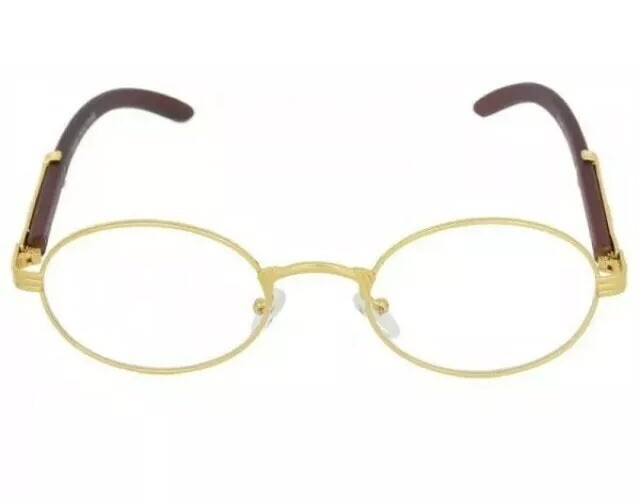 Men's Womens Round Eye Glasses Quavo Bad and Boujee Hip Hop Dark Brown ...