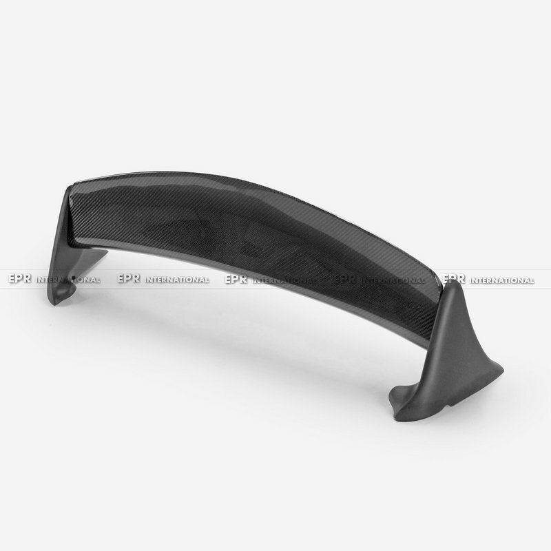 For Mini Cooper R50 R53 AQR Style Carbon+FRP Rear Spoiler Roof Wing Lip ...