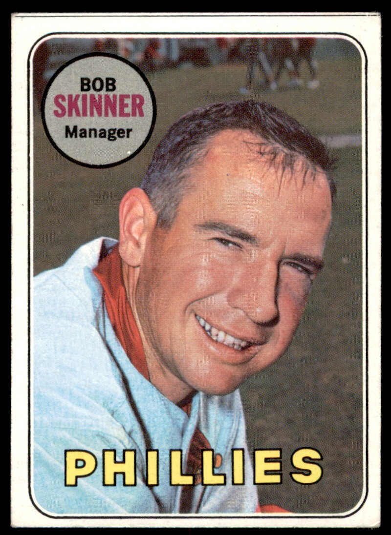 1969 TOPPS BOB SKINNER PHILADELPHIA PHILLIES #369 | eBay
