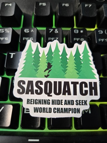 Bigfoot Sasquatch Sticker Decal Waterproof & Durable World Hide & Seek ...