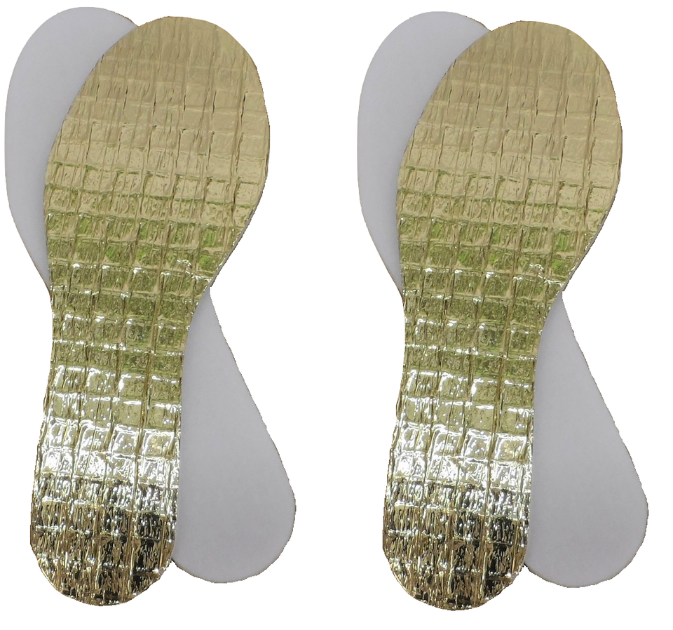 2 Pair Pack of Heat Reflecting Foil Comfort Ready Cut to Size Shoe ...