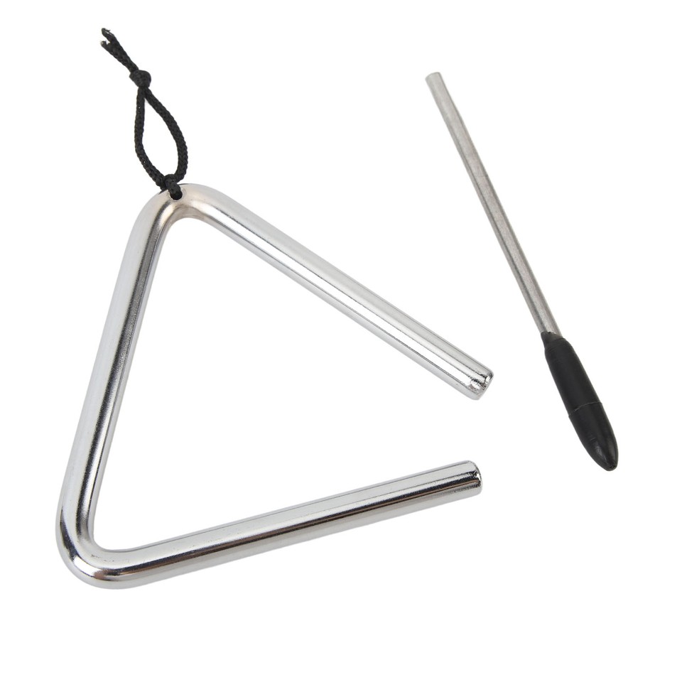 Triangle Percussion Instrument 4 Inch Stainless Steel Hand Percussion ...