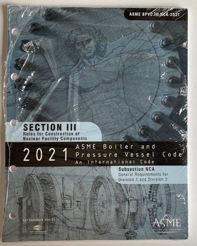 2021 ASME boiler and pressure vessel code section III General division ...