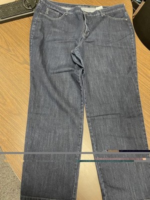 Style and Co Jeans Womens Plus size 22W Blue Light Wash Denim Straight ...