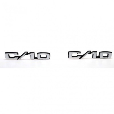 Front Fender Emblems C/10 Pair 69-70 Chevy C/K Pickup Truck Suburban | eBay
