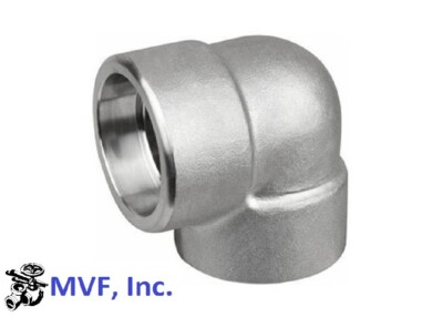 1/2" 3000 Socket-Weld (SW) 90° Elbow 304 Stainless Steel Pipe Fitting ...