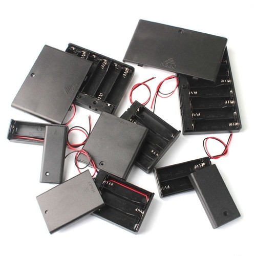 2X 3X 4X 6X 8X AA AAA Battery Case Battery Container Cover DIY | eBay