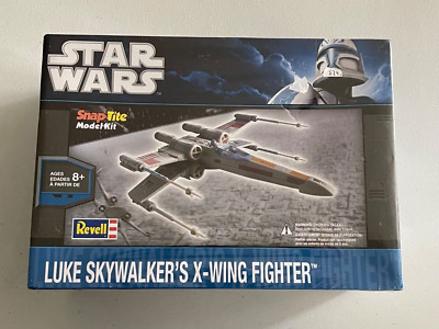 Star Wars Luke Skywalker X-Wing Fighter Revell Snap Tite Model Kit 85 ...