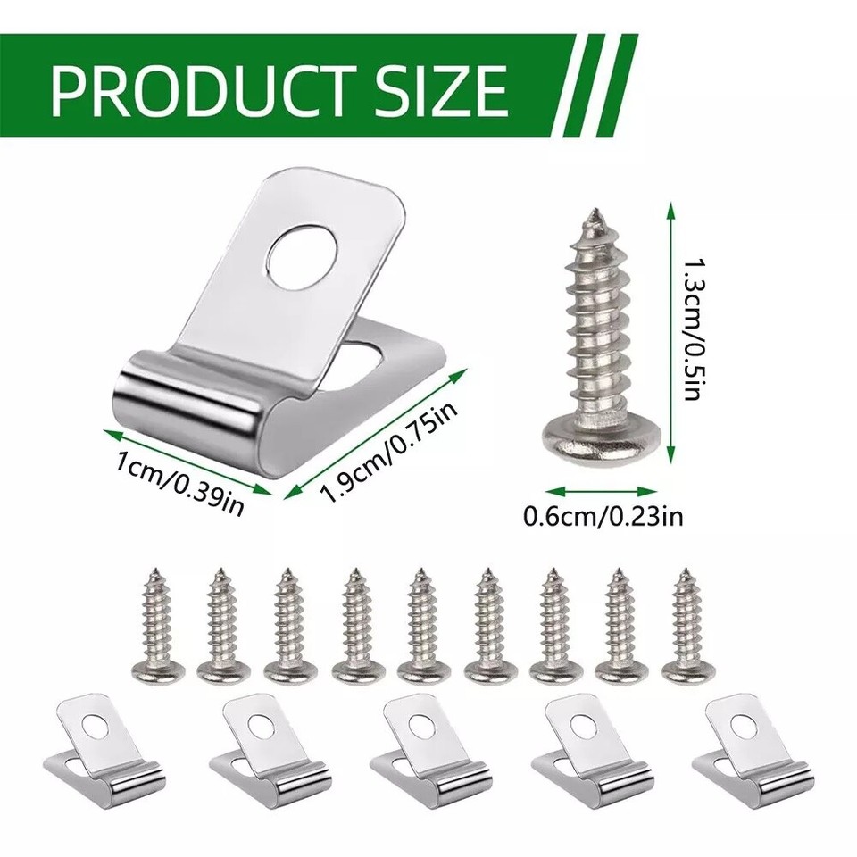Wire Mesh Clip Stainless Steel Screw Fixing Hole Welded Wire Mesh Panel ...