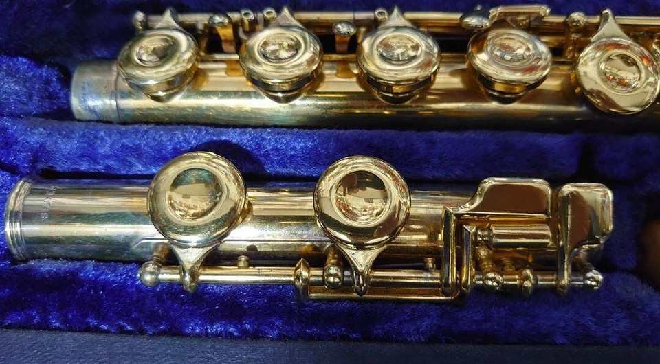 King 24K Flute With Hard Case USA | eBay