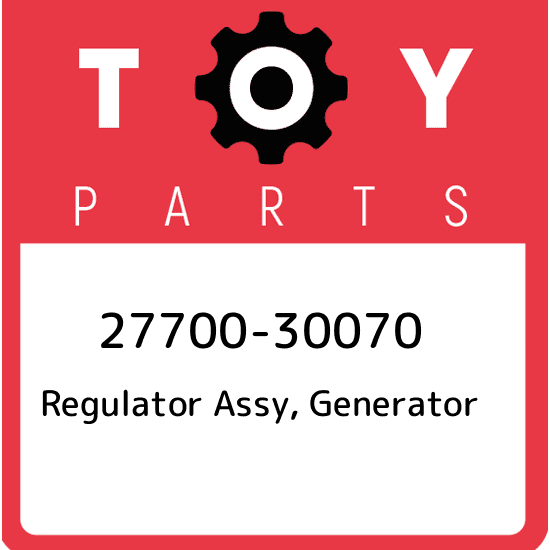 27700-30070 Toyota Regulator assy, generator 2770030070, New Genuine ...