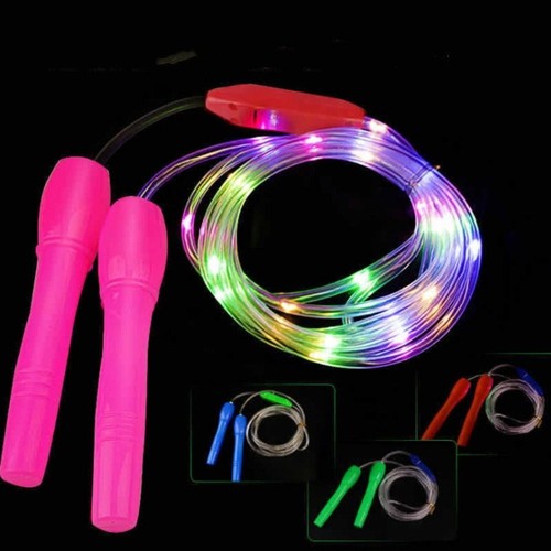 Portable Fitness Training Jump Ropes Sports Skipping Rope LED Luminous ...