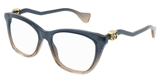 Gucci GG1012O 002 Gradient Blue Square Cat-Eye Women Eyeglasses | eBay
