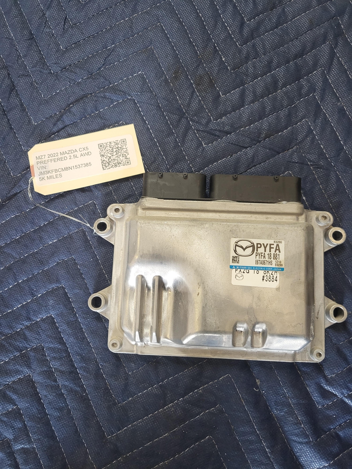 ECM Engine Computer Brain Control Module 2022 Mazda CX-5 2.5L AWD ...