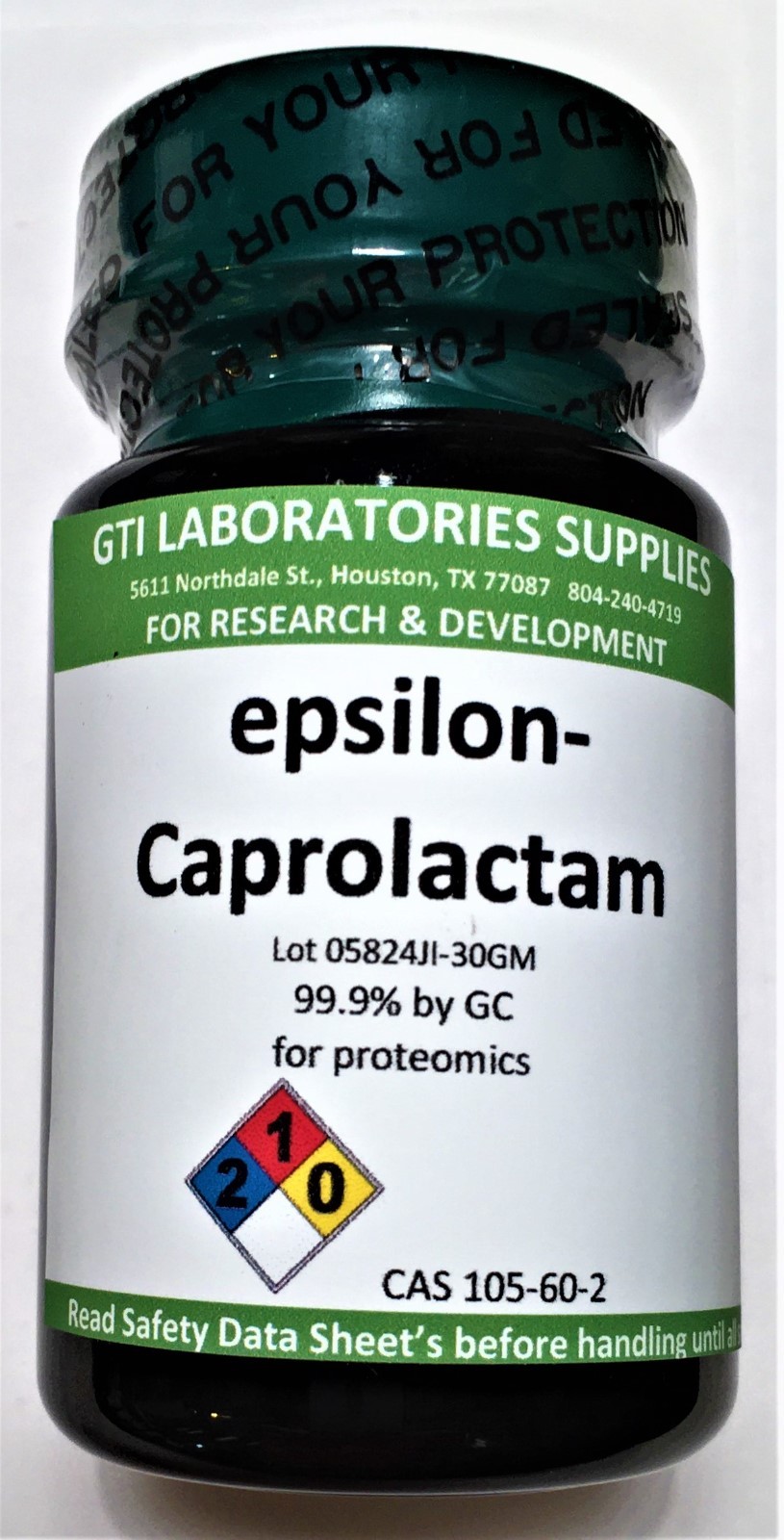 epsilon-Caprolactam, 99.9% by GC, for proteomics, 30g | eBay