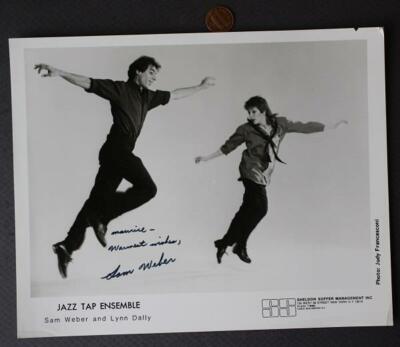 Jazz Tap Dance Ensemble Duo Sam Weber & Lynn Daily autographed photo ...