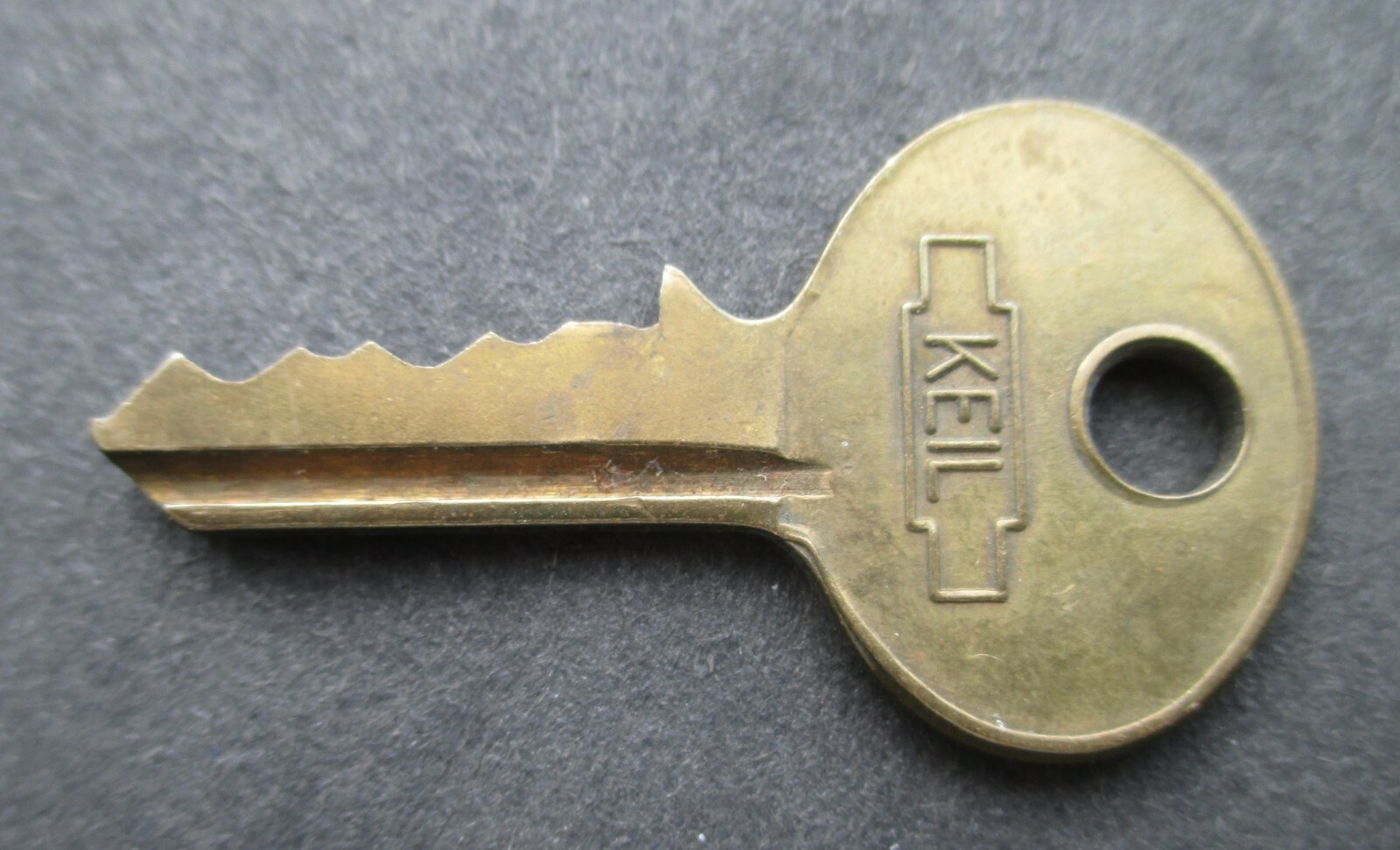 Vintage Brass Key: KEIL No 155 S, Charlestown NH USA, Approximately 1 1 ...