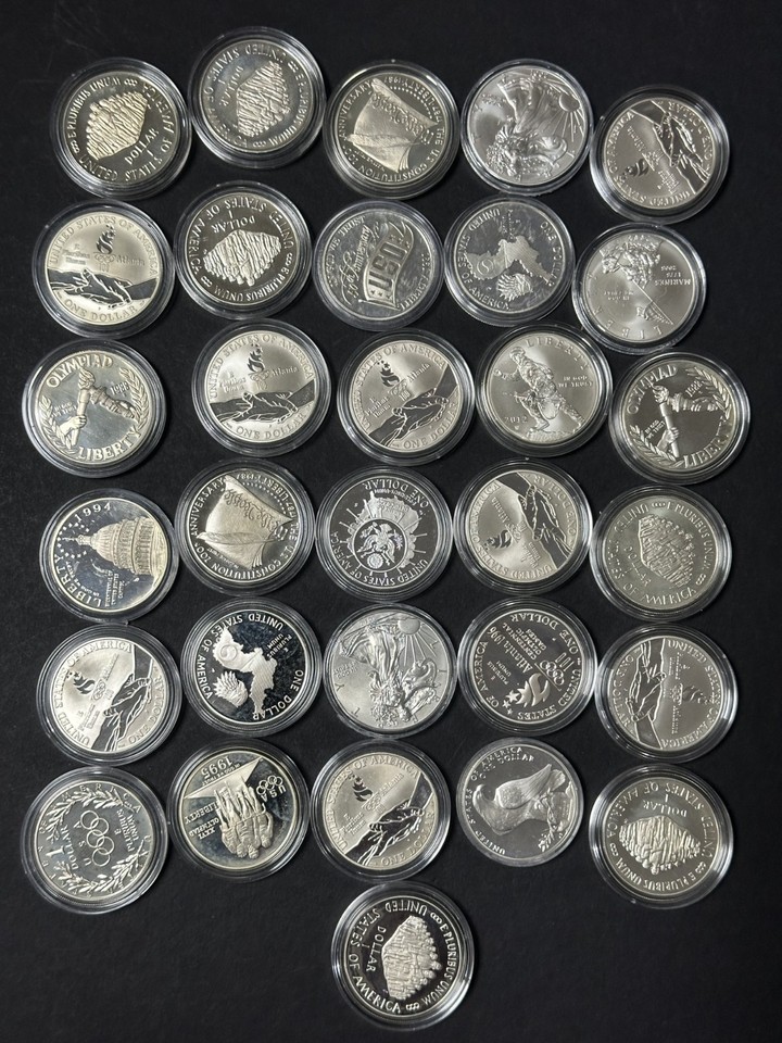 LOT of (31) United States Mint Silver Dollars $1 Coins | eBay