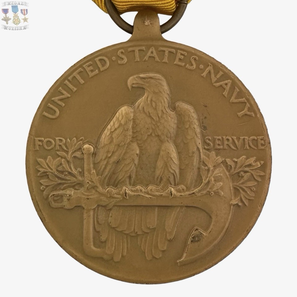 WWII NAVY LEGION OF MERIT MEDAL COMBAT “V” GROUP CHINA ASIATIC AMERICAN ...