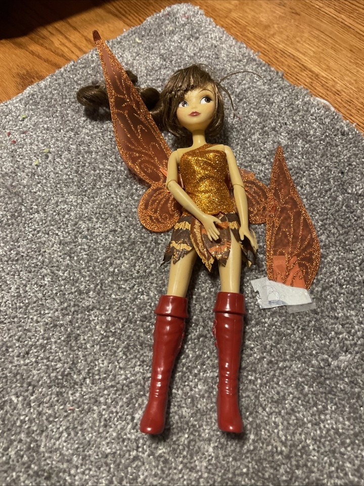 Disney Store Fairies Tinkerbell Fawn Doll Fluttering Wings Legend ...