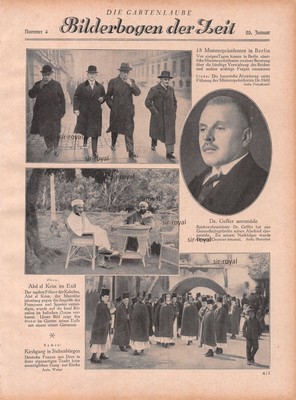 Tracht Siebenbürgen Dees - Abd el-Krim - Otto Geßler Minister - 1928 ...