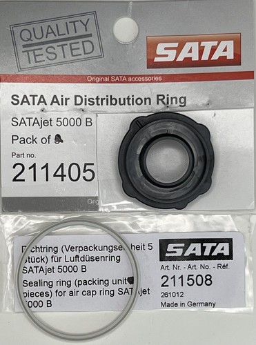 SATA Jet 5000 Air Distribution Ring & Air Cap Seal Combo (1 Ea) | eBay