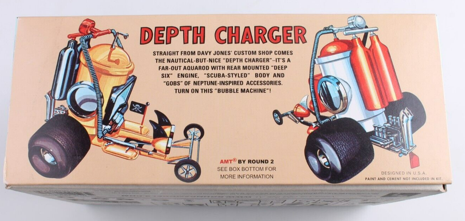 AMT Retro Deluxe 1:25 Depth Charger Show Rod Model Kit AMT618 2009 NWOS ...
