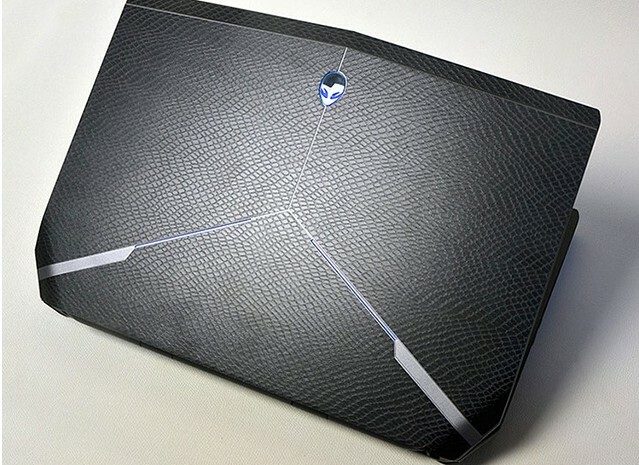 Carbon fiber Skin Sticker Cover For 2015 Alienware 17 R2 R3 AW17R2 ...