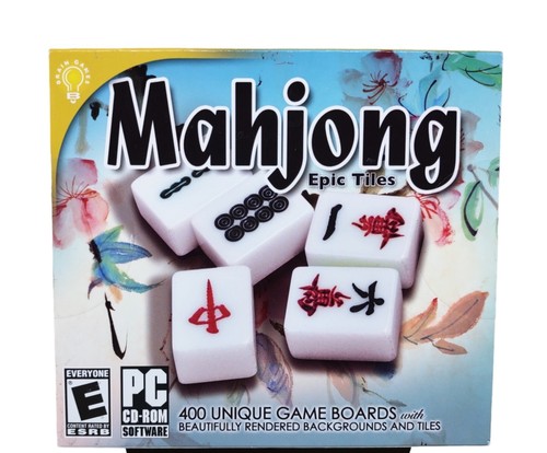 Mahjong Epic 400 Unique Game Boards PC CD Rom Game (Rated E ...