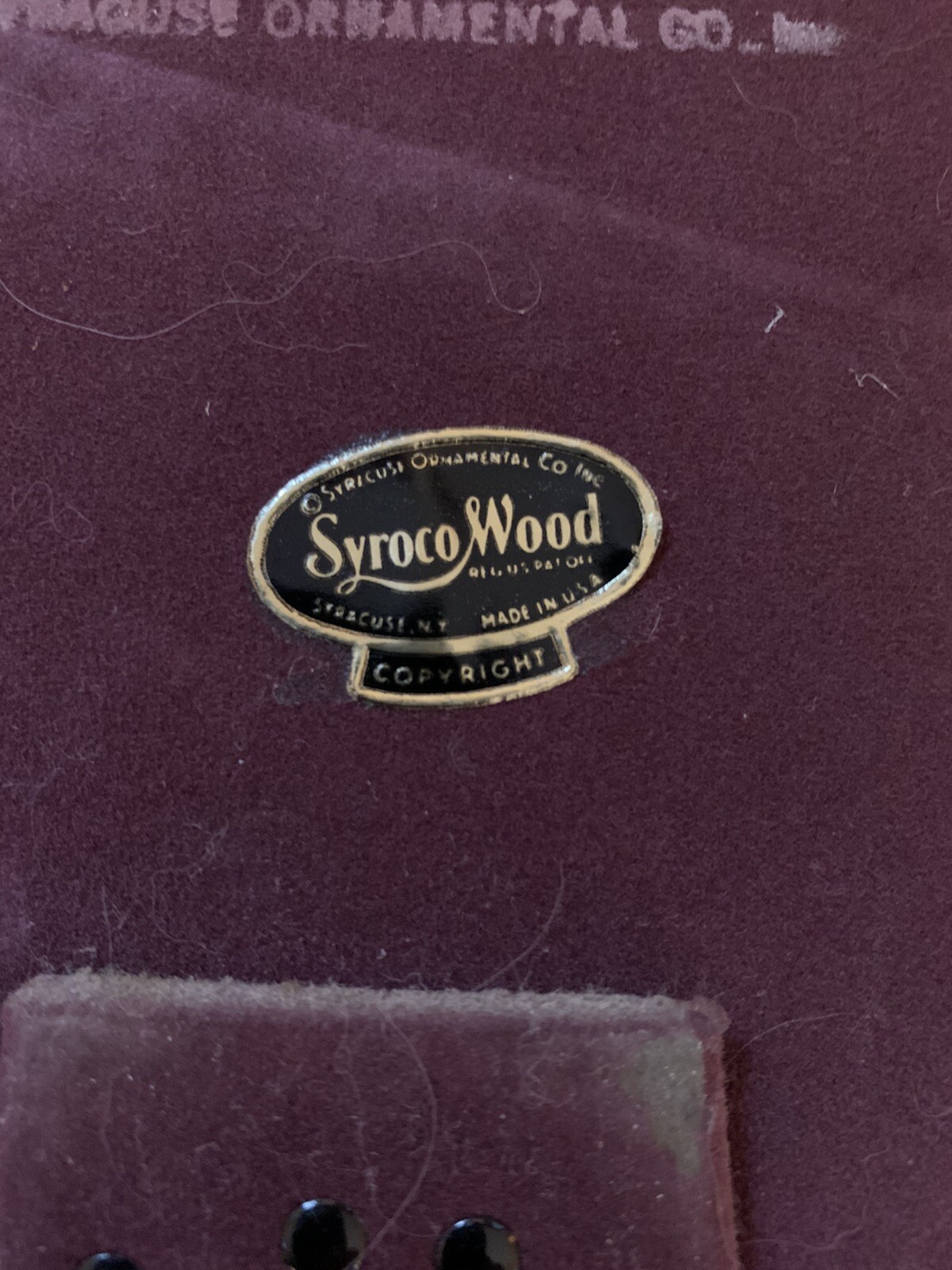 Vintage Syroco Ornate Black Wood Wall Mirror by Syracuse Ornamental Co ...