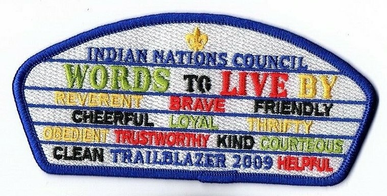 Boy Scout Indian Nations Council Trailblazer 2009 Law CSP/SAP SA-51 | eBay