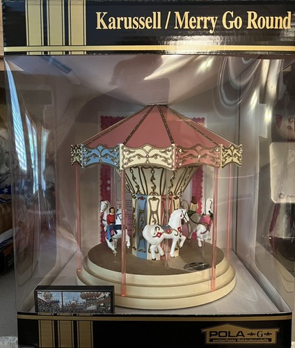 POLA - G SCALE - 1941 OPERATING KARUSSELL MERRY GO ROUND D-8734 NEW IN ...