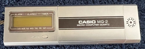 Vintage Casio MQ-2 Micro Computer Quartz w/Pouch- Made in Japan | eBay