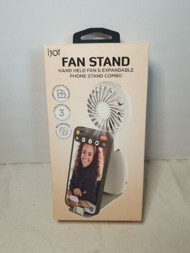 Ijoy Fan Stand Hand Held Fan & Expandable Phone Stand Combo | eBay