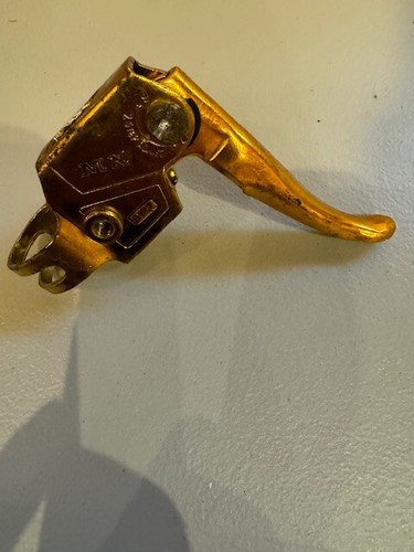 Vintage MX Brake Lever Gold OG Old School BMX 70s 80s Race 22.2 | eBay