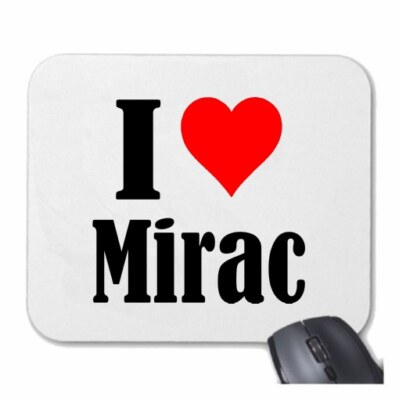 MOUSEPAD Mauspad I Love Mirac Ich Liebe Mirac | eBay