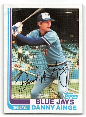 1982 Topps #125 DANNY AINGE Toronto Blue Jays NICE CARD !!! | eBay