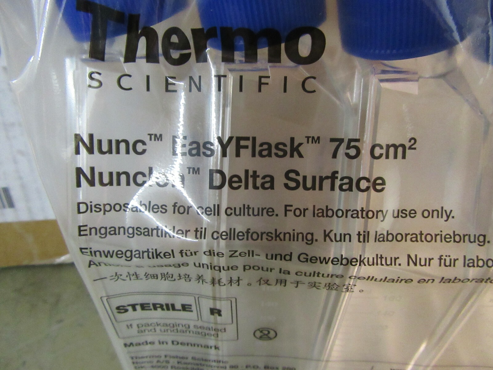 bag of 5x thermo nunc 156499 nunclon easy filter culture flasks [4*S-30 ...