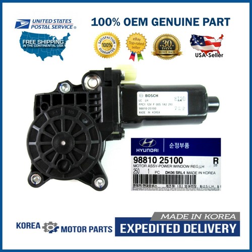 OEM GENUINE !! LEFT WINDOW MOTOR FOR 00-05 HYUNDAI ACCENT 98810-25100 ...