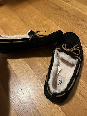 Black Ugg Moccasins Size 8 Women’s (Uggs Usually Run A Little Small) | eBay
