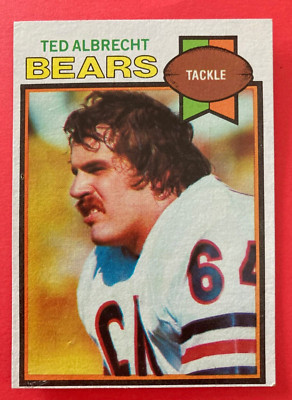 1979 TOPPS FOOTBALL #72 TED ALBRECHT CHICAGO BEARS 061623 | eBay