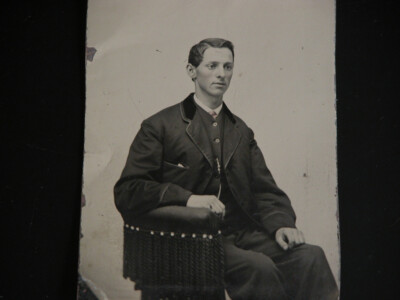 Antique 1890s Tintype Photograph Victorian Dapper Gentleman American ...