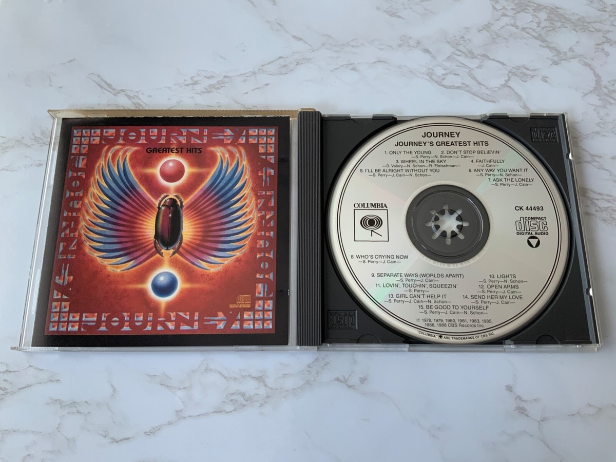 Journey Greatest Hits Album Cover Journey Greatest Hits (CD, 1988)