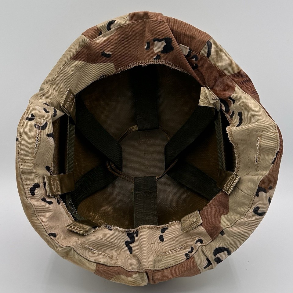 Original Desert Storm U.S. PASGT Helmet W/ Cover USMC Army | eBay