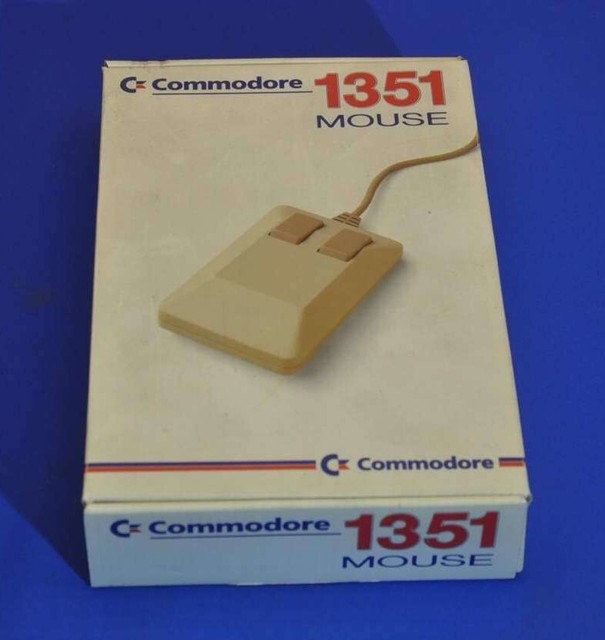 Vintage Commodore 1351 Mouse for C64 128 Computer Db9 for sale online ...
