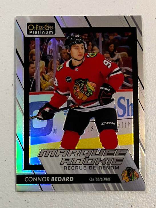 2023-24 O-Pee-Chee Platinum OPC Connor Bedard Marquee Rookie RC Rainbow ...